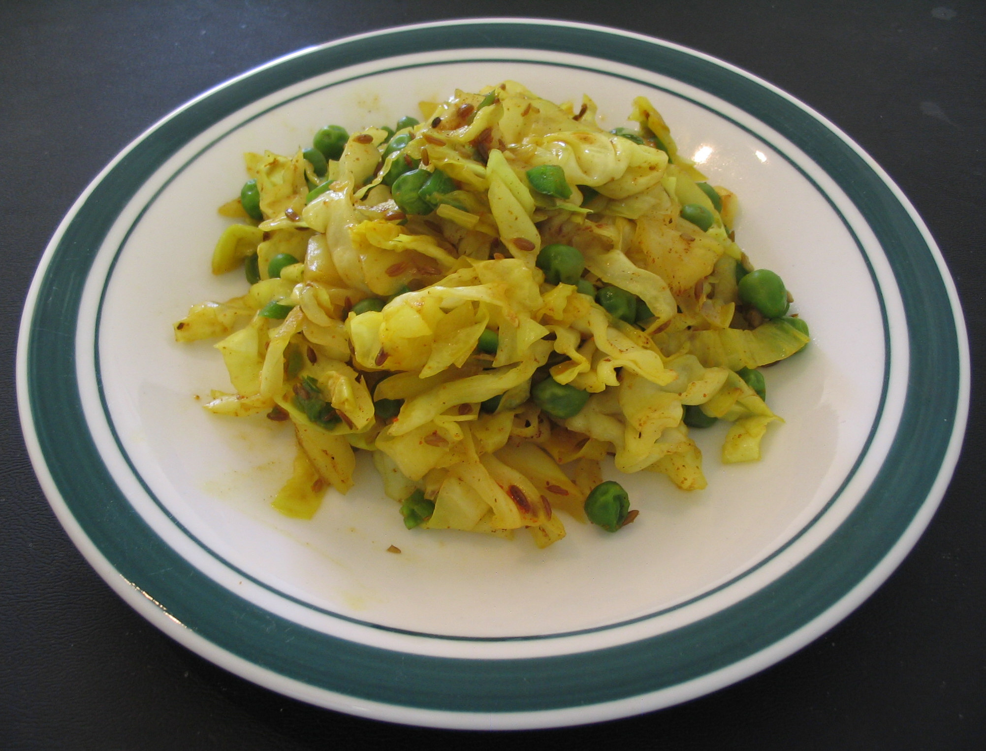 Recipe Reviews: Indian Cooking by Madhur Jaffrey: Cabbage with Peas ...